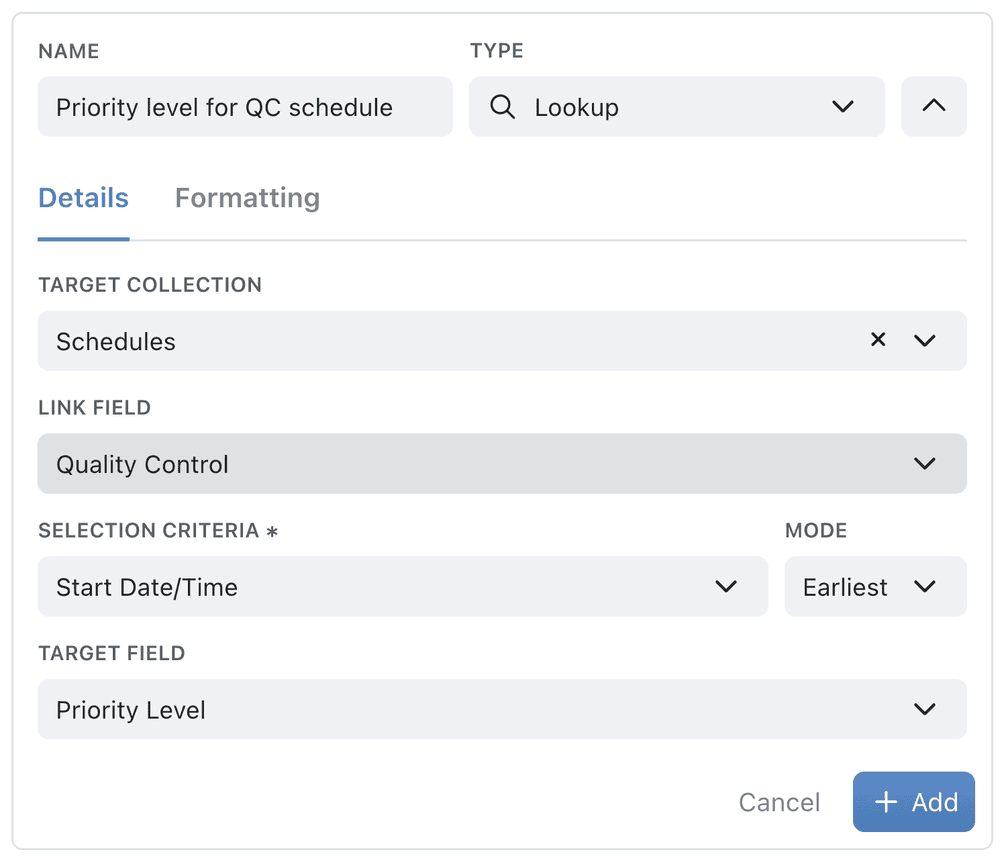 Lookup Fields - Kinabase